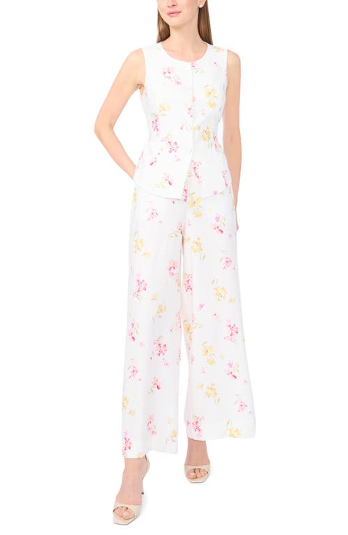 VINCE CAMUTO Floral Wide Leg Pants